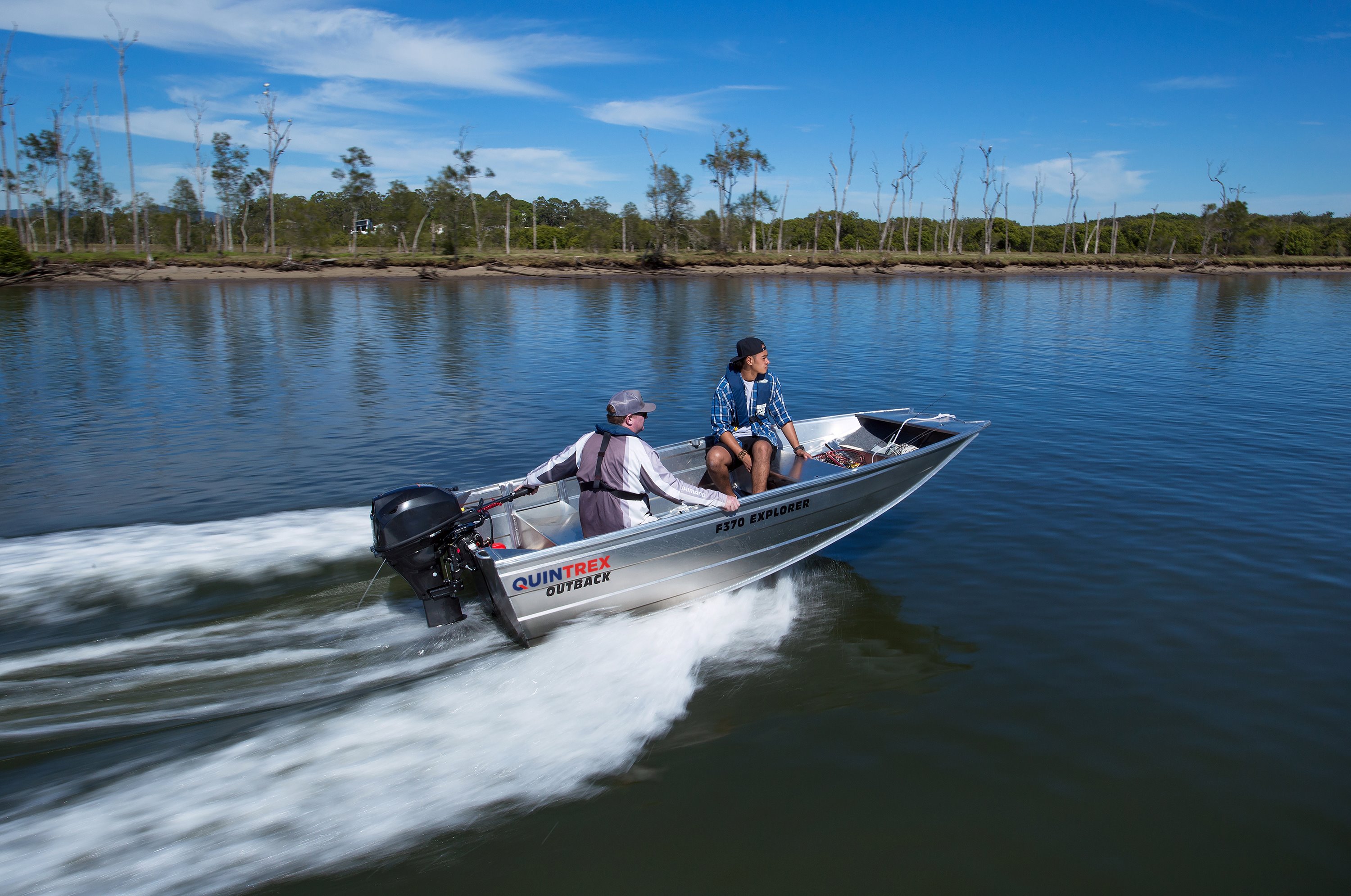 Quintrex F350 Outback Explorer - Aluminium Boat Range